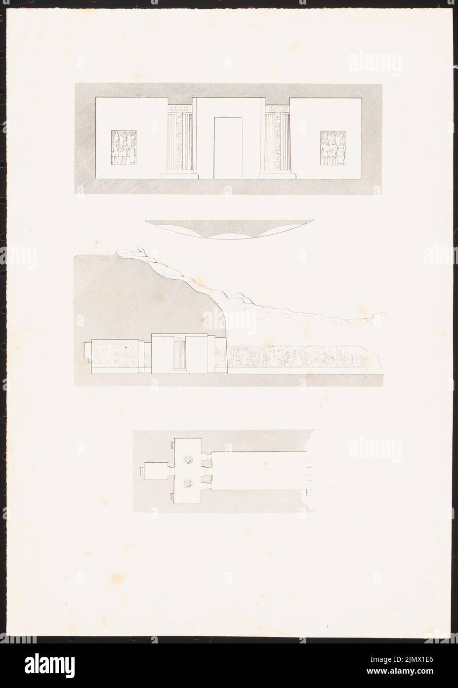 Ancient egypt architecture plan hi-res stock photography and images - Alamy