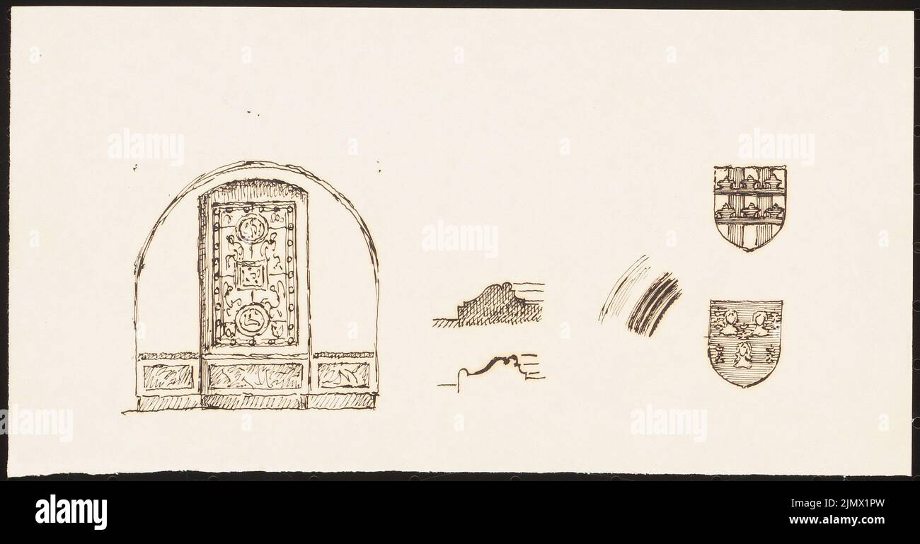 Rundbogen oder nische mit tur hi-res stock photography and images - Alamy