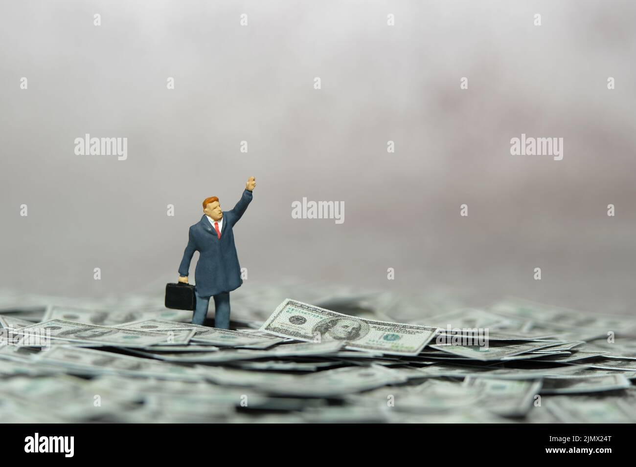 Miniature people figure toys photography. Inflation and recession ...