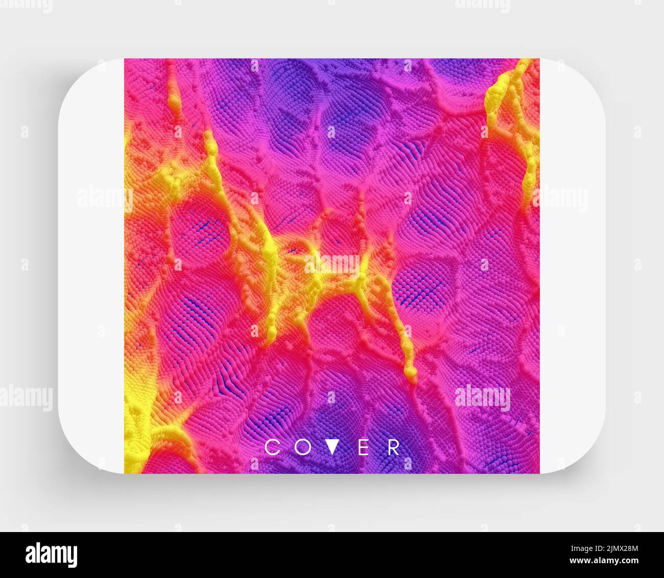 Liquid paint abstraction. Art design. Texture with dynamic particles ...