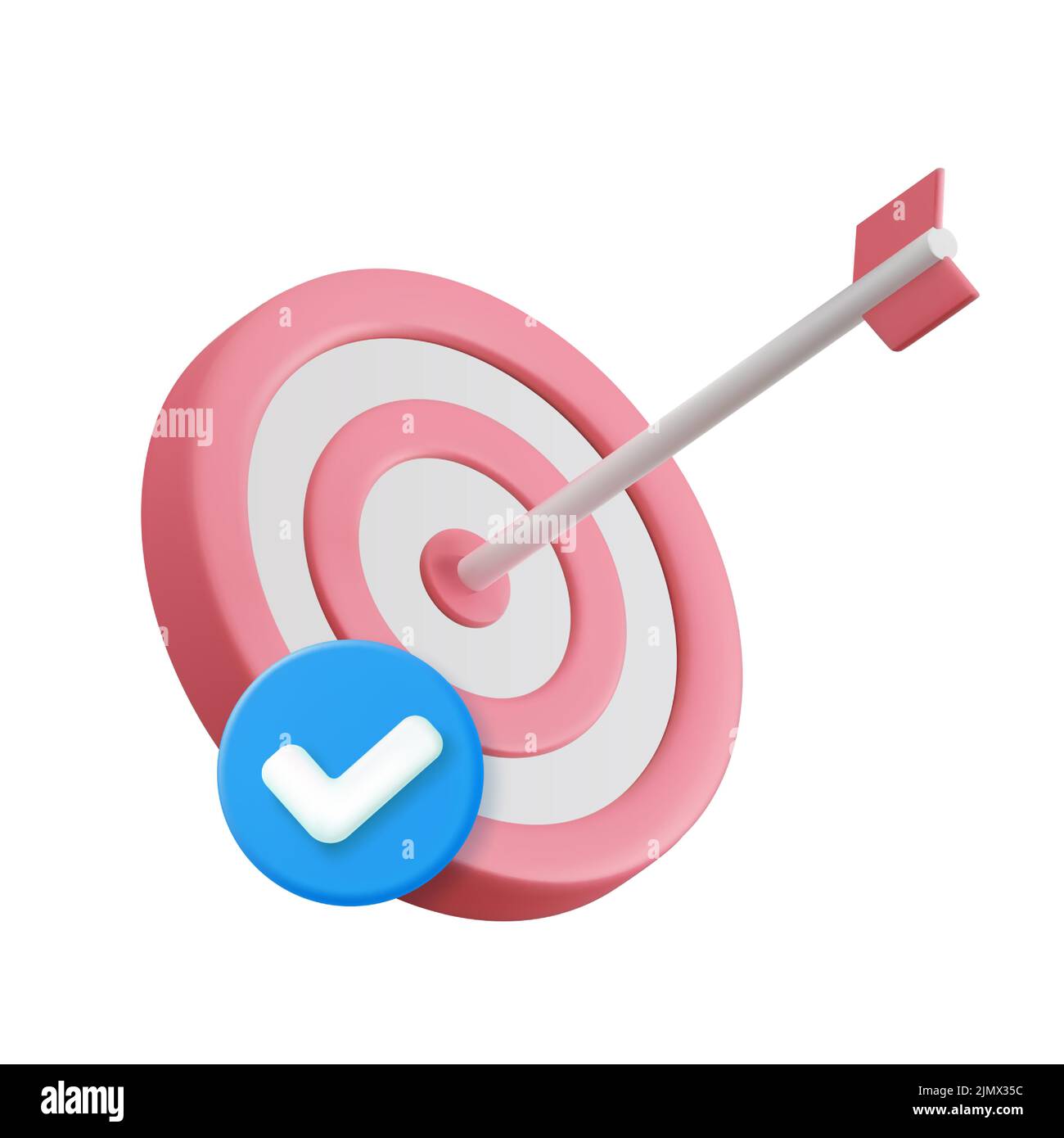 3d render bullseye target Stock Vector Images - Alamy