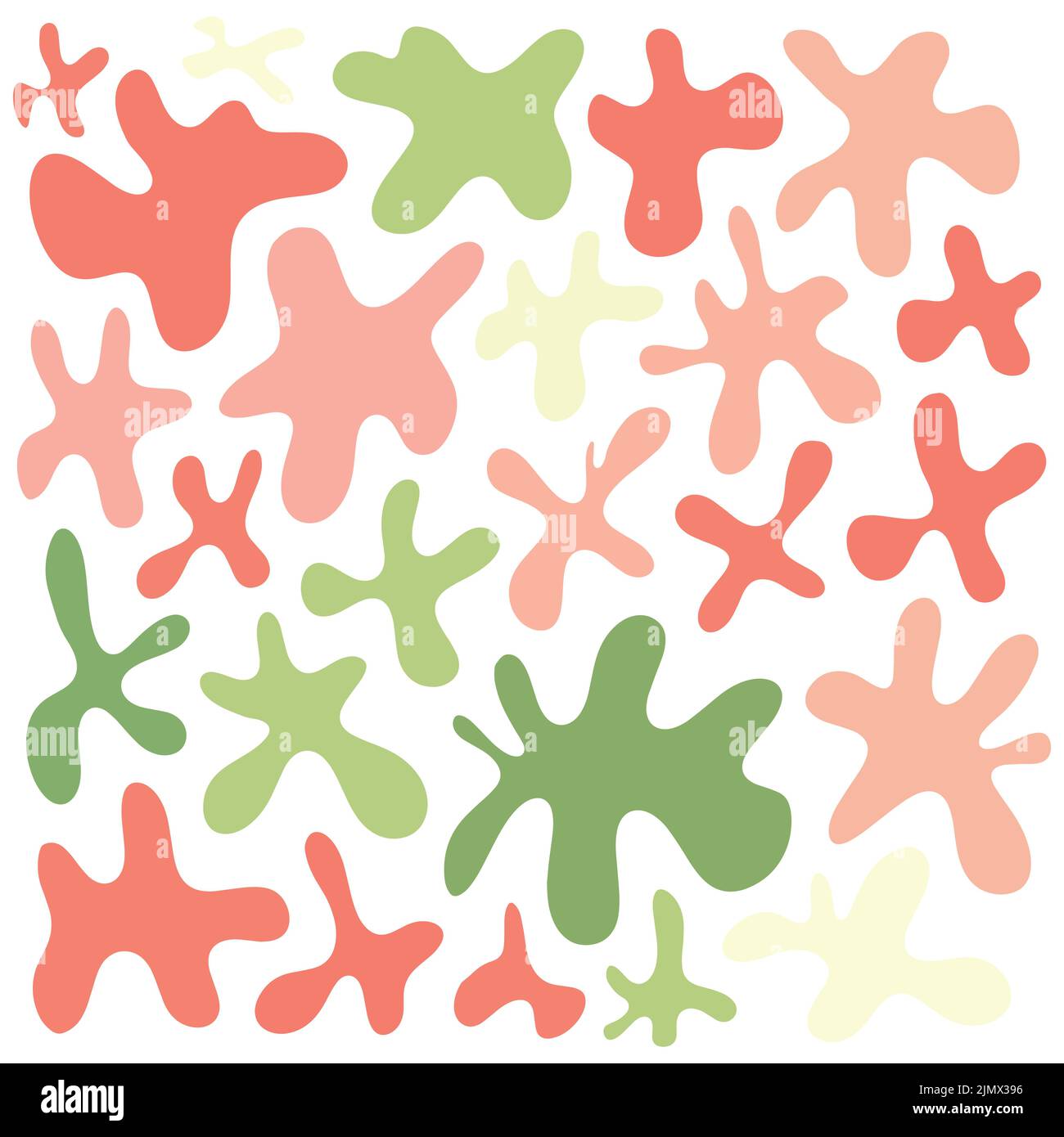 Vector pastel colors various abstract shapes. Cute Boho nursery clipart ...