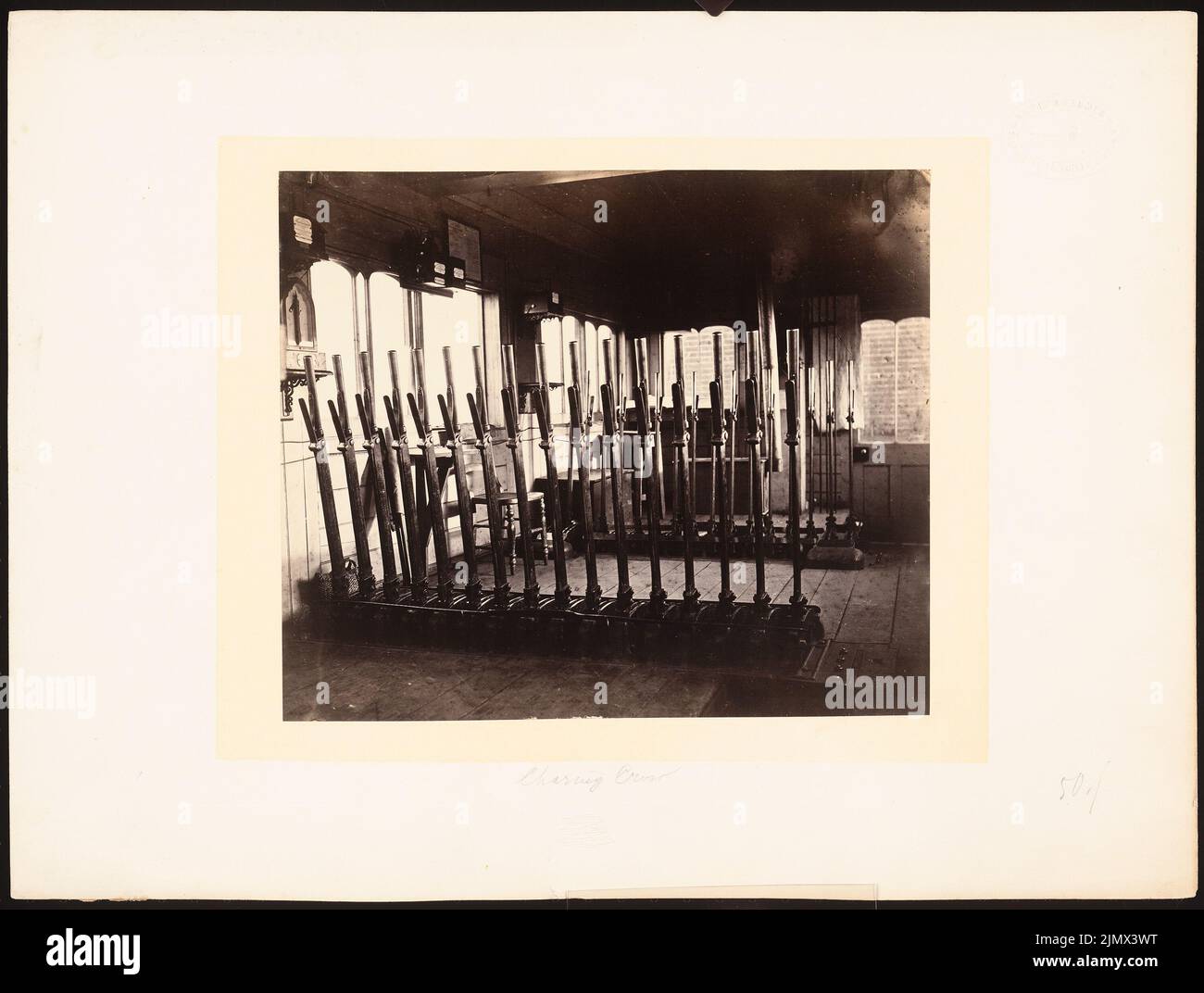 Saxby & Farmer, Charing Cross Station, London (1872-1872): signal box ...