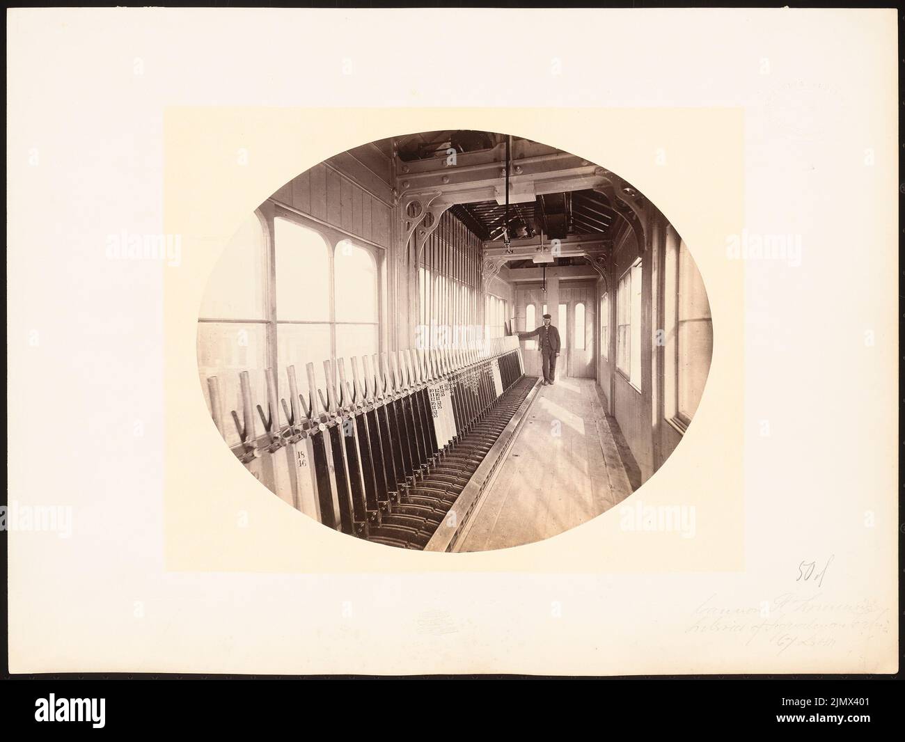 Saxby & Farmer, Cannon Street Station, London (1872-1872): signal box ...