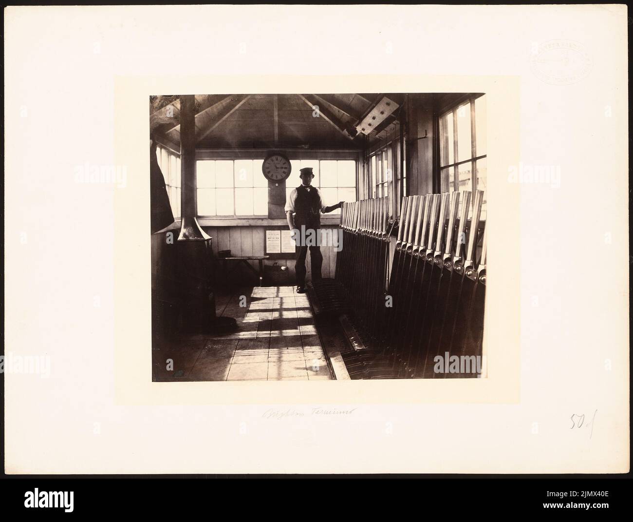 Saxby & Farmer, Brighton Terminal, London (?) (1872-1872): signal box ...