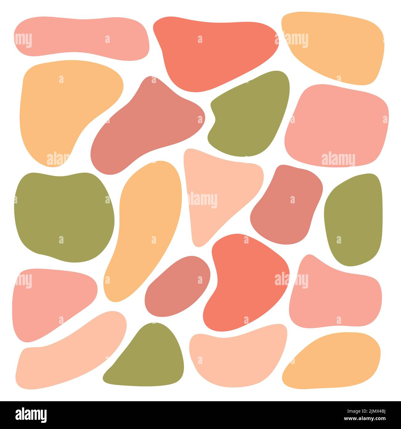 Vector pastel colors various abstract shapes. Cute Boho nursery clipart ...