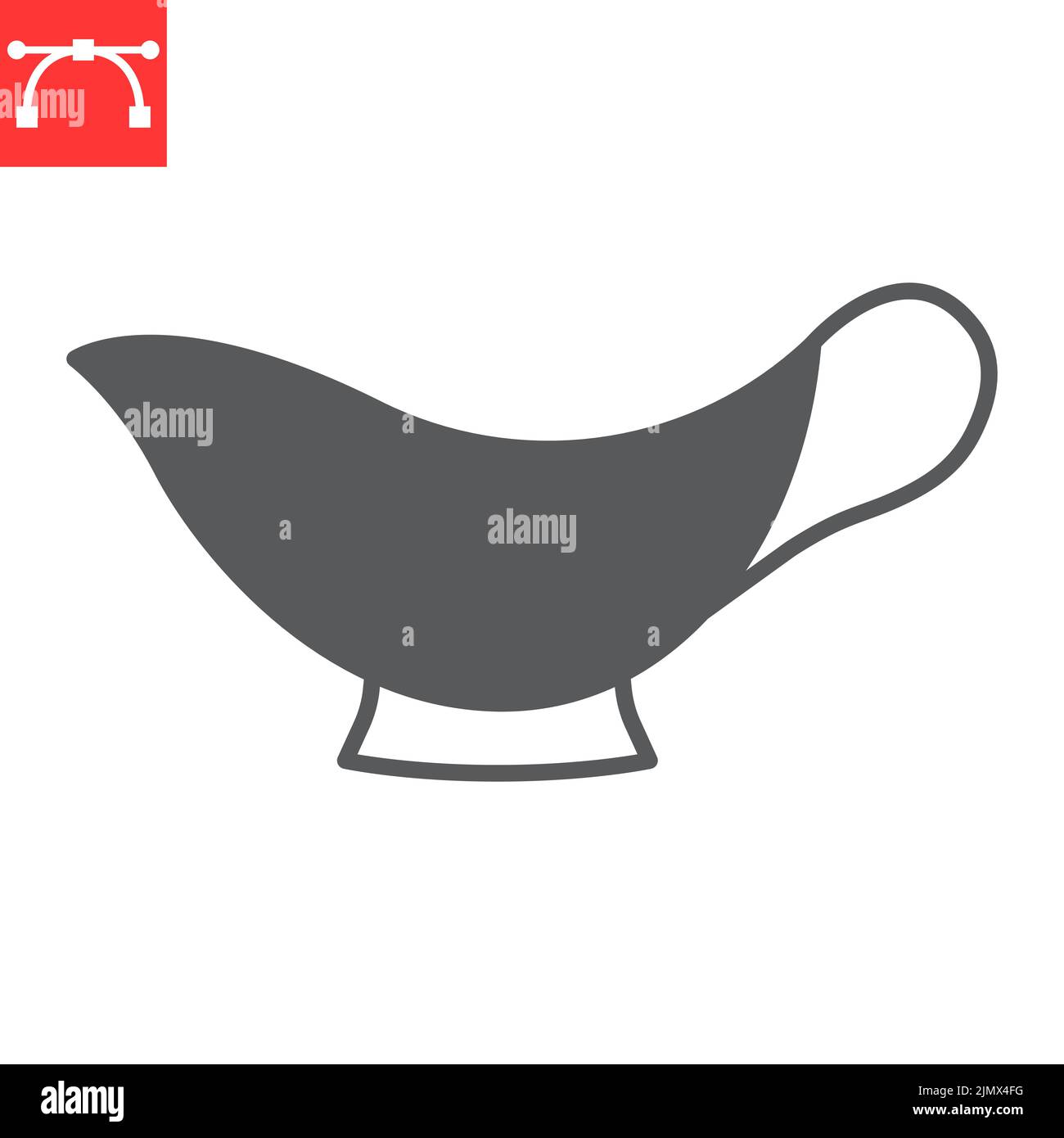 Gravy boat silhouette Stock Vector Images - Alamy
