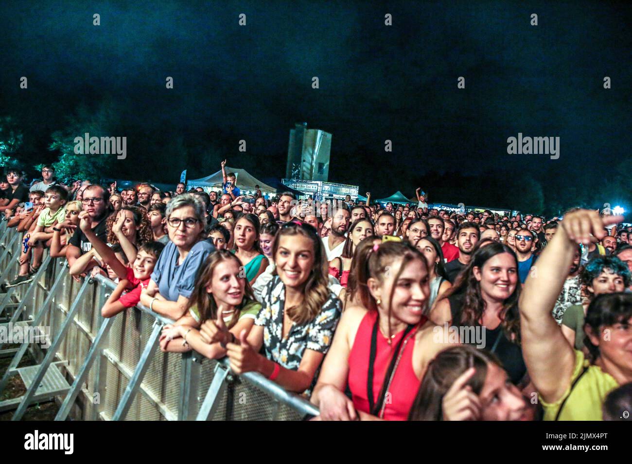 Filagosto Festival 2022, Filago BG, Italy, August 07, 2022, Fan /Dargen ...