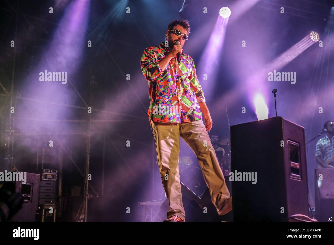 Filagosto Festival 2022, Filago BG, Italy, August 07, 2022, Dargen D ...