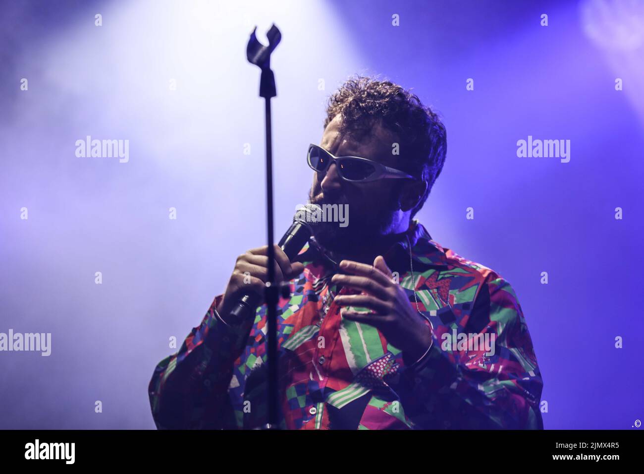 Filagosto Festival 2022, Filago BG, Italy, August 07, 2022, Dargen D ...