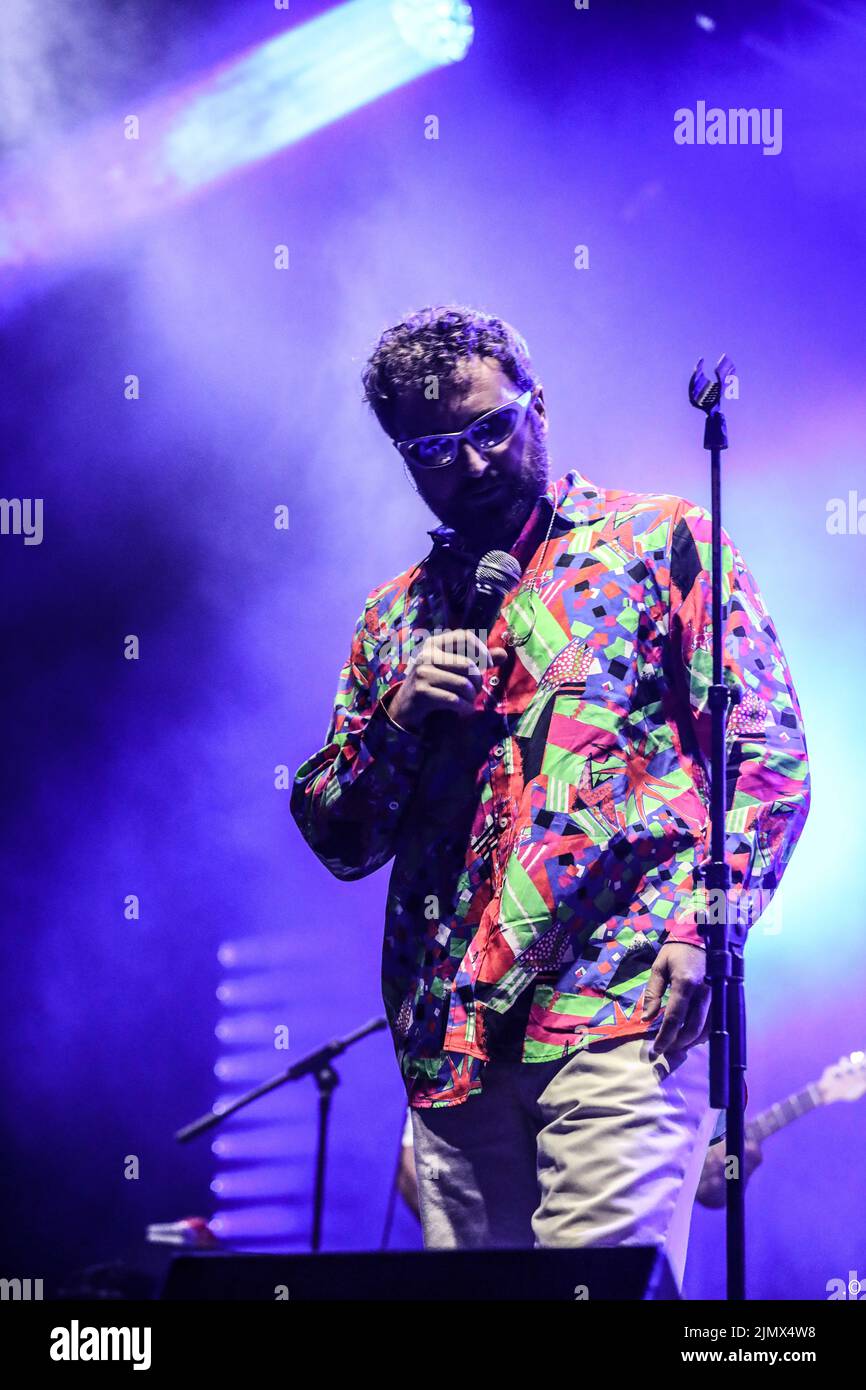 Filagosto Festival 2022, Filago BG, Italy, August 07, 2022, Dargen D ...