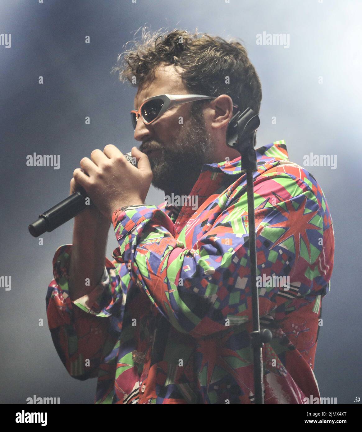 Filagosto Festival 2022, Filago BG, Italy, August 07, 2022, Dargen D ...