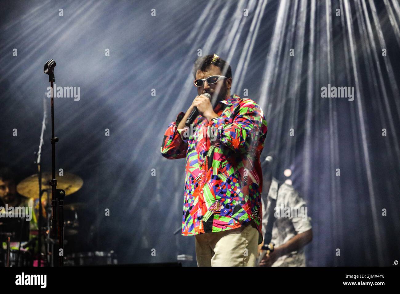 Filagosto Festival 2022, Filago BG, Italy, August 07, 2022, Dargen D ...