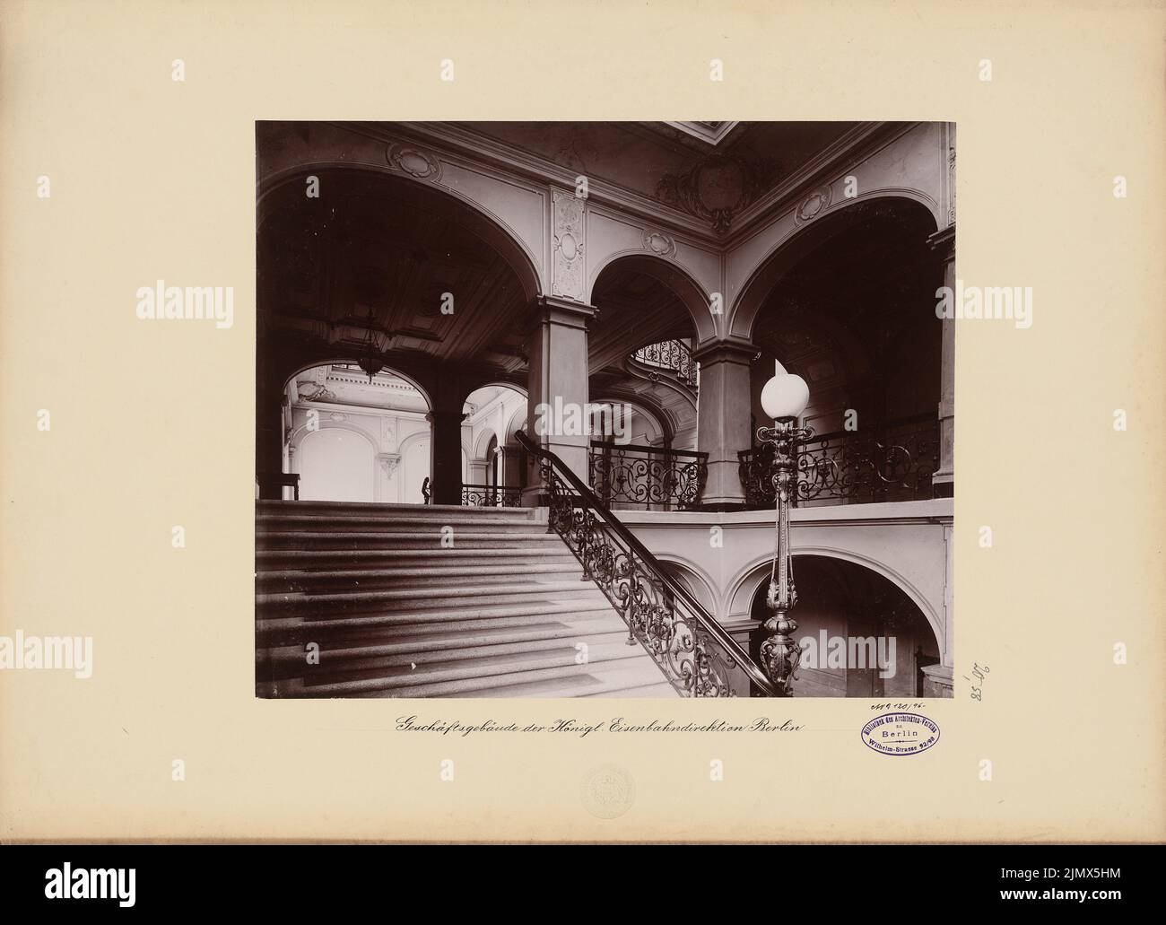 Wegner Armin (1850-1917), business building of the railway directorate ...