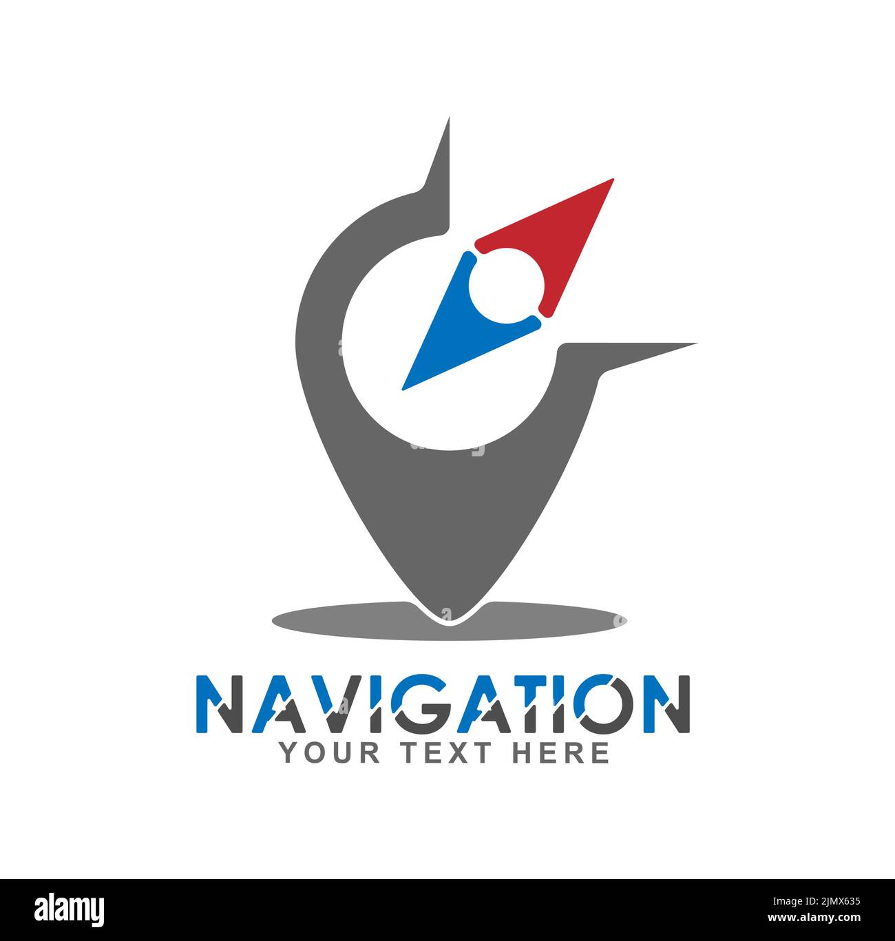 Navigation Abstract Compass Arrow Navigation Direction Illustration