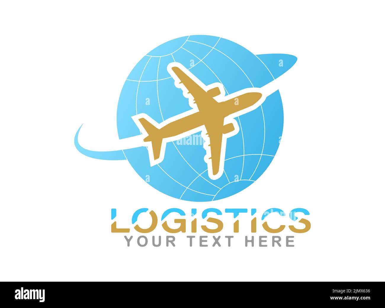 Logistics. Vector template for company logo, business and thematic ...