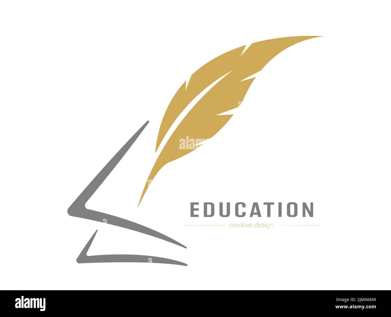 Icon master pen logo Stock Vector Images - Alamy