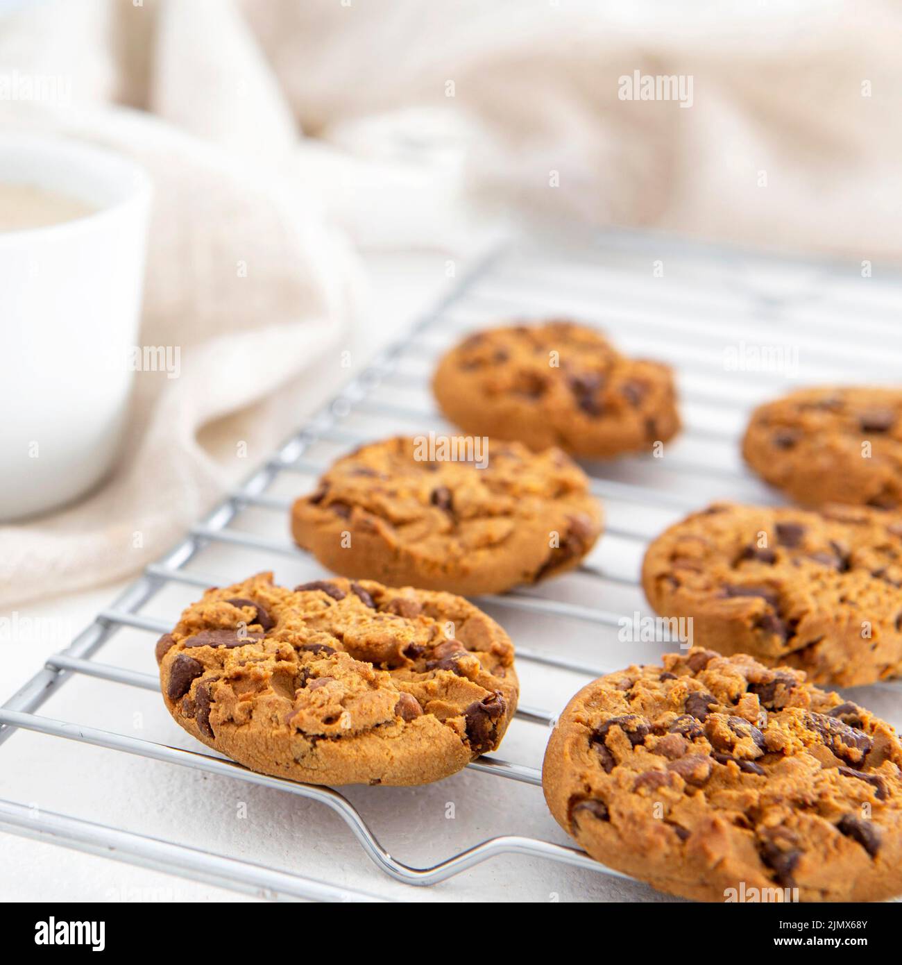 Front view cookies close up Stock Photo - Alamy