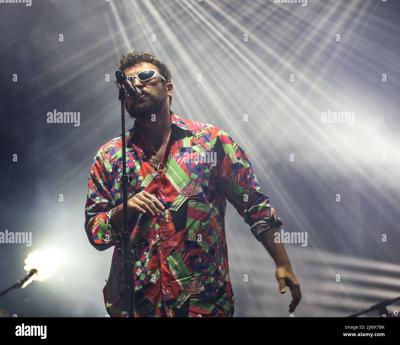 Filagosto Festival 2022, Filago BG, Italy, August 07, 2022, Dargen D ...