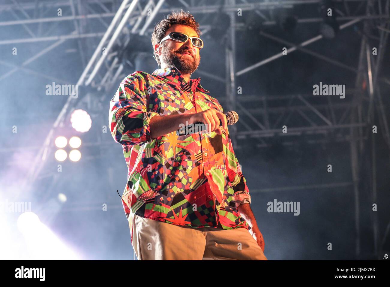 Filagosto Festival 2022, Filago BG, Italy, August 07, 2022, Dargen D ...