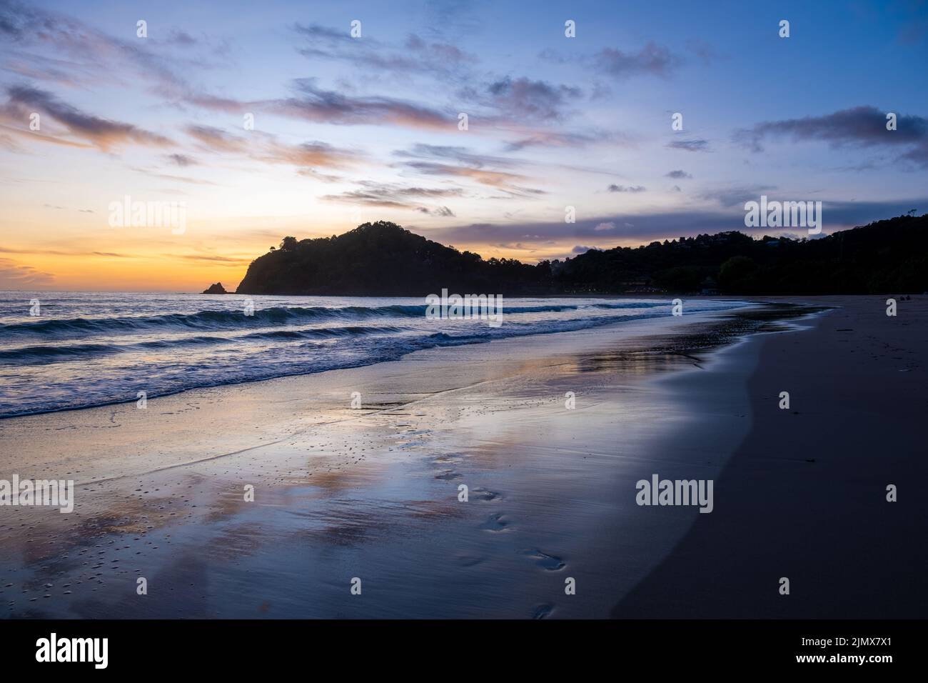 Kantiang Bay sunset in Koh Lanta Krabi Thailand at the beach Stock ...