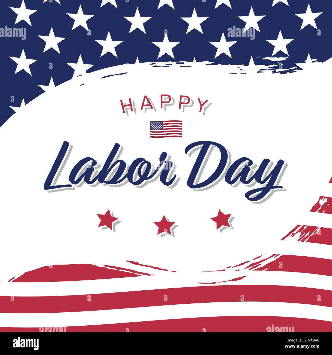 Labor Day background with brush stroke texture USA United States ...