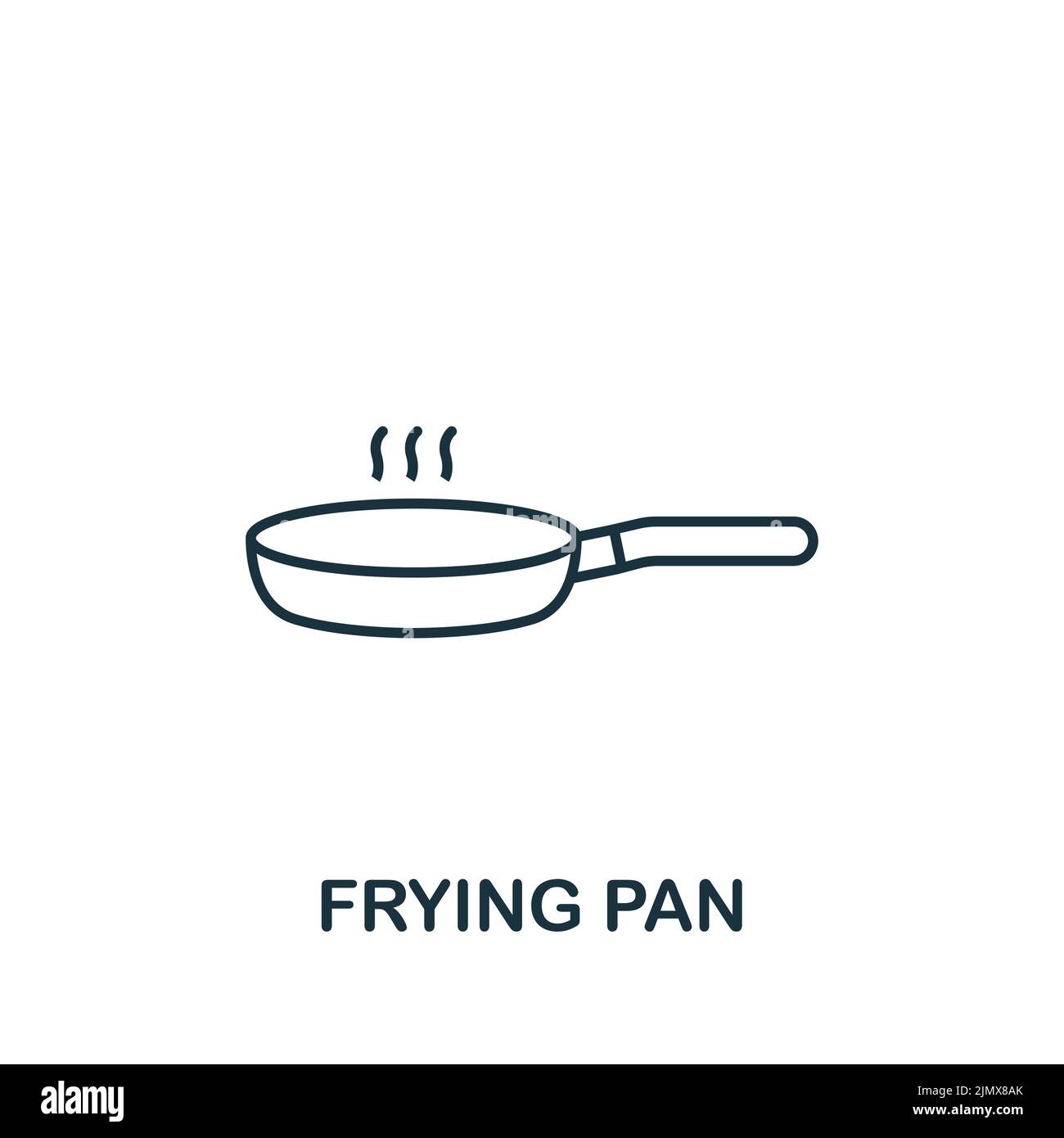 Frying Pan Icon Monochrome Simple Cooking Icon For Templates Web