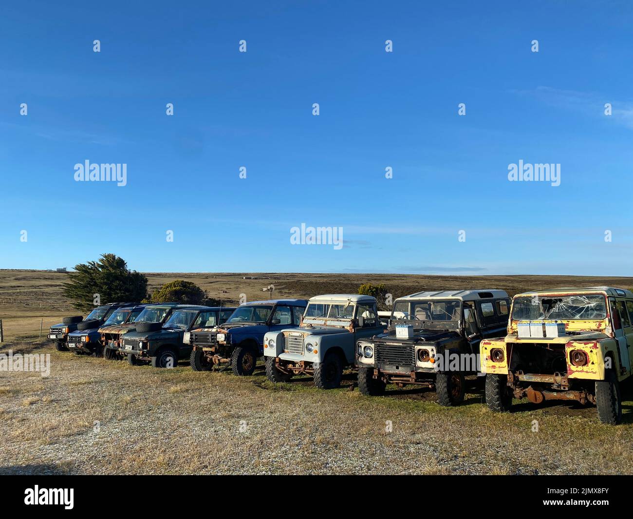 Horseshoe Bay, UK. 17th June, 2022. Land Rovers are in the fleet of ...