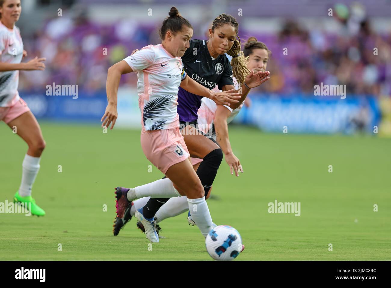 August 7, 2022: Angel City FC defender ALI RILEY (5) competes for the ...