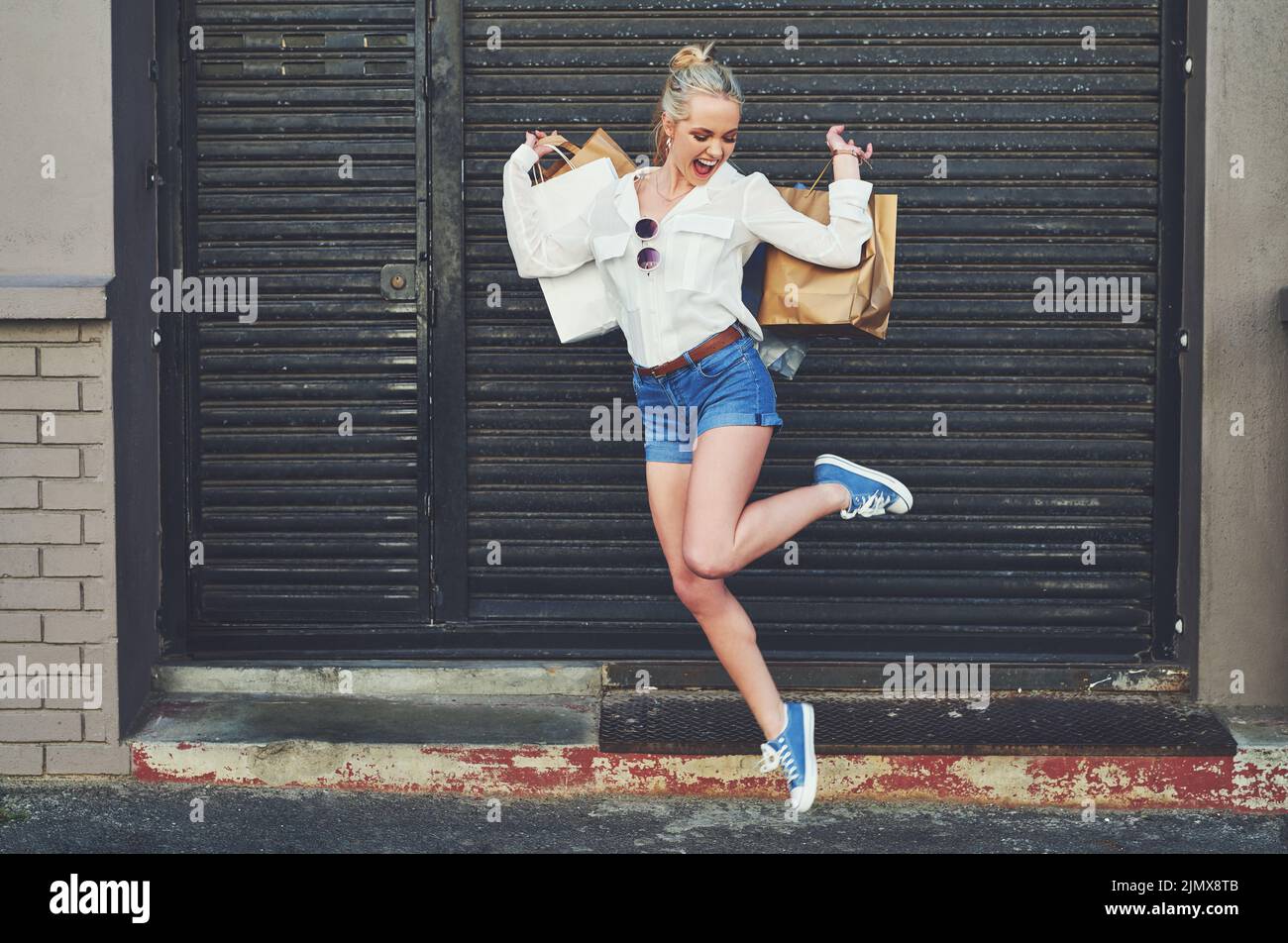 Joy of shopping hi-res stock photography and images - Alamy