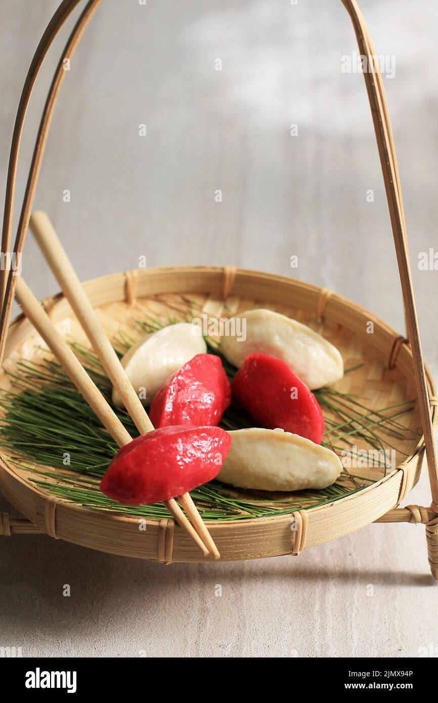 Traditional Chuseok Day Food, Korean Half Moon Shaped Rice Cake or ...