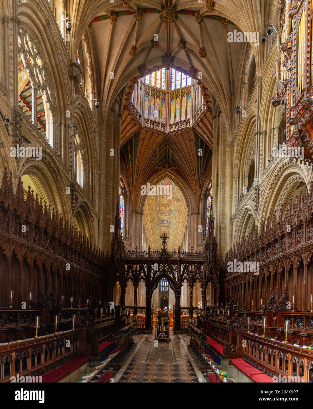 Ely cathedral choir screen hi-res stock photography and images - Alamy