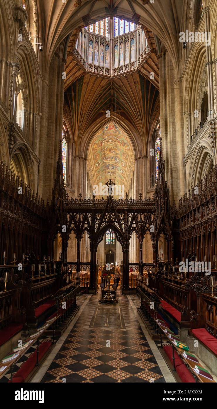 Ely cathedral choir screen hi-res stock photography and images - Alamy