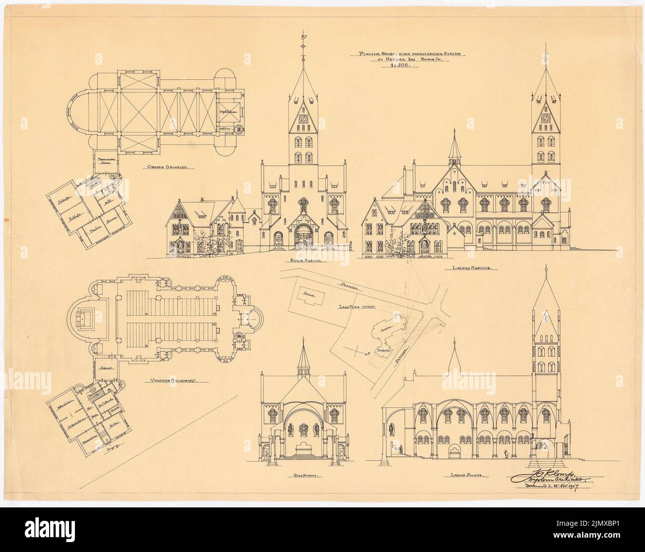 Klomp Johannes Franziskus (1865-1946), Herz Jesus Church (with vicaria ...