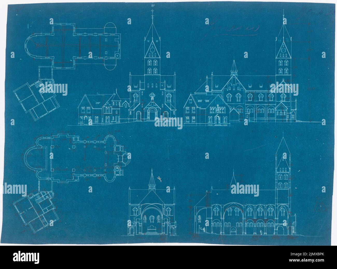 Klomp Johannes Franziskus (1865-1946), Herz Jesus Church (with vicaria ...