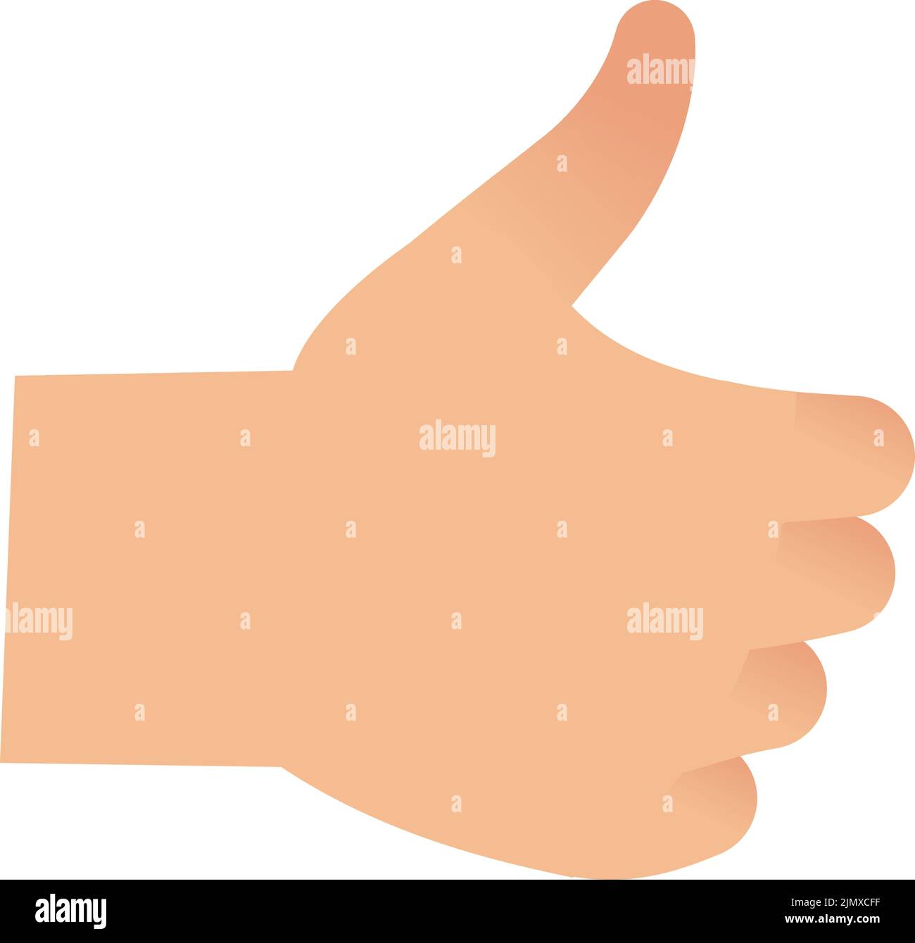 Approve icon. Like hand gesture. Thumb up Stock Vector Image & Art - Alamy