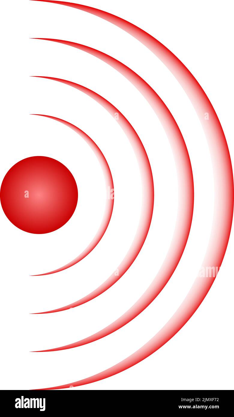 Waves radial Cut Out Stock Images & Pictures - Alamy