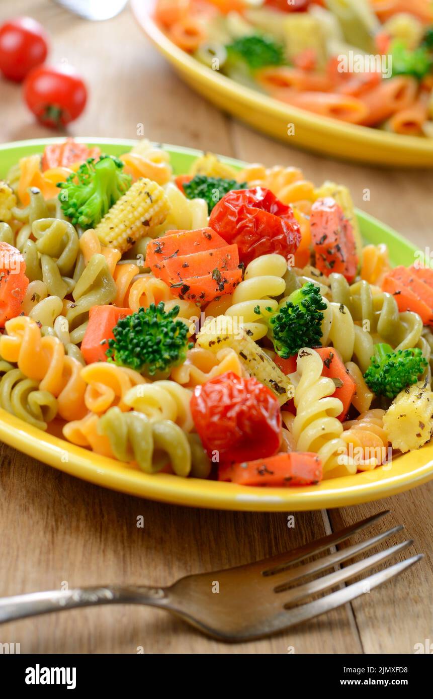 Fusilli pasta dish hi-res stock photography and images - Alamy