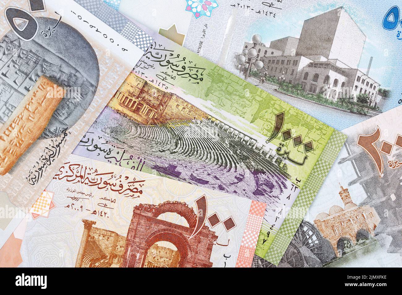Syrian pound, a background Stock Photo - Alamy
