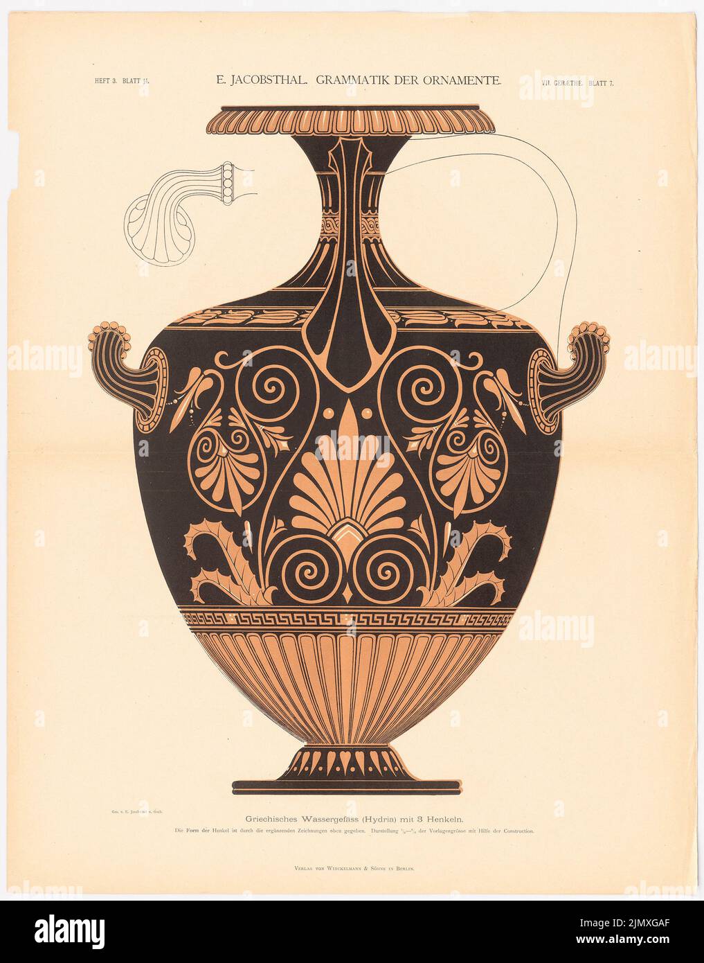 Jacobsthal Johann Eduard (1839-1902), grammar of the ornaments (without ...