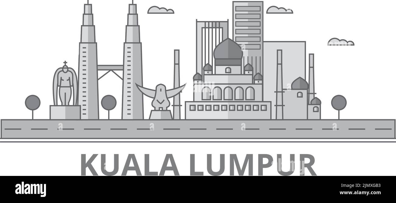 Kuala lumpur modern architecture Cut Out Stock Images & Pictures - Alamy