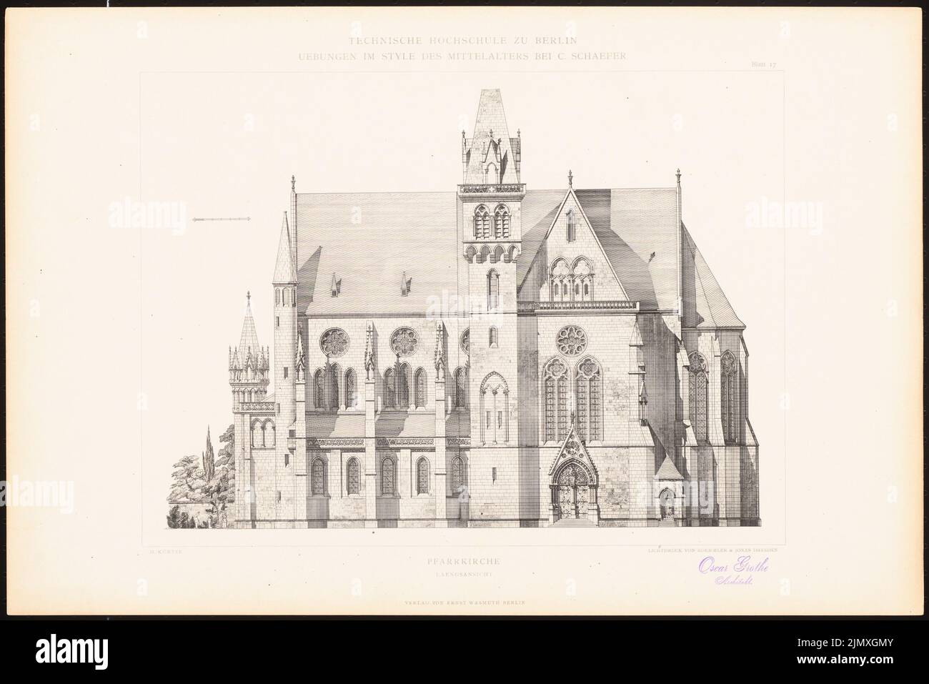 Kurtze johannes 1868 1928 pfarrkirche aus hi-res stock photography and ...