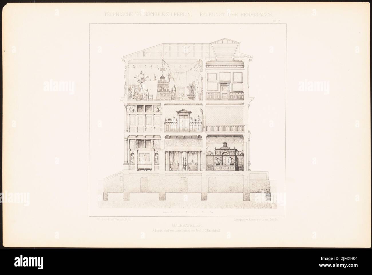 Bürde Alfred, painter studio. (From: J.C. Raschdorff, architecture of ...