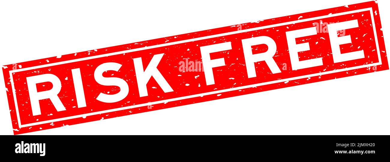 Grunge red risk free word square rubber seal stamp on white background Stock Vector Image & Art ...