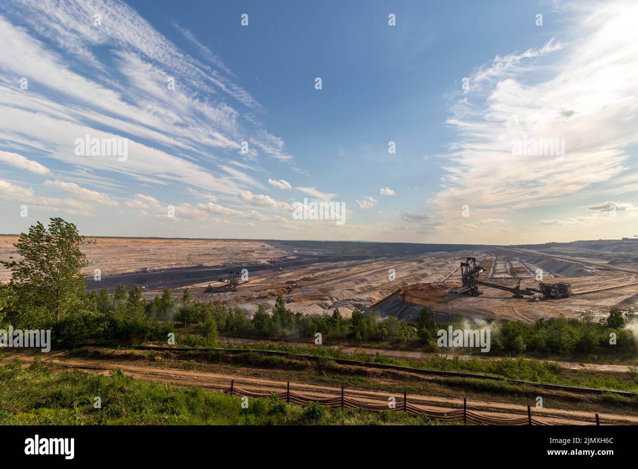 brown coal mine hambach in germany Stock Photo - Alamy