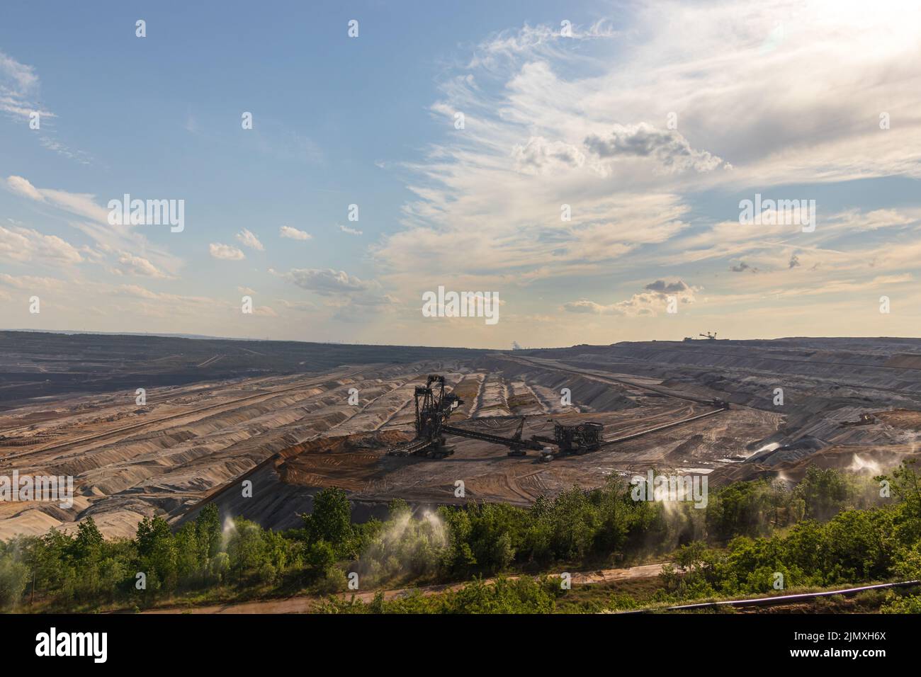 brown coal mine hambach in germany Stock Photo - Alamy