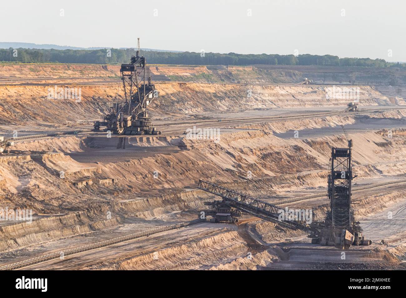 brown coal mine hambach in germany Stock Photo - Alamy
