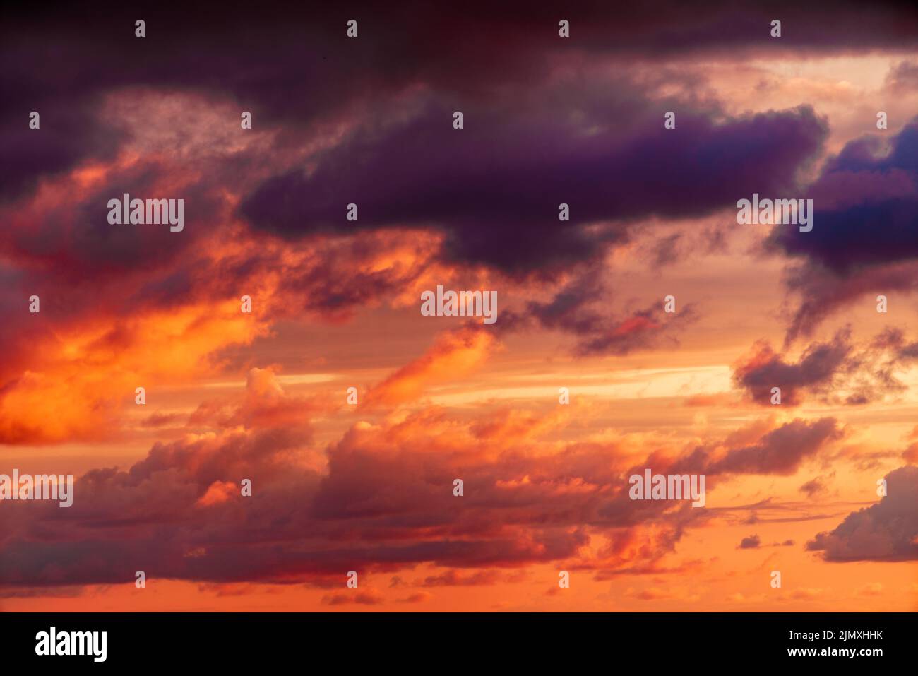 Dramatic sunset sky landscape background Stock Photo - Alamy