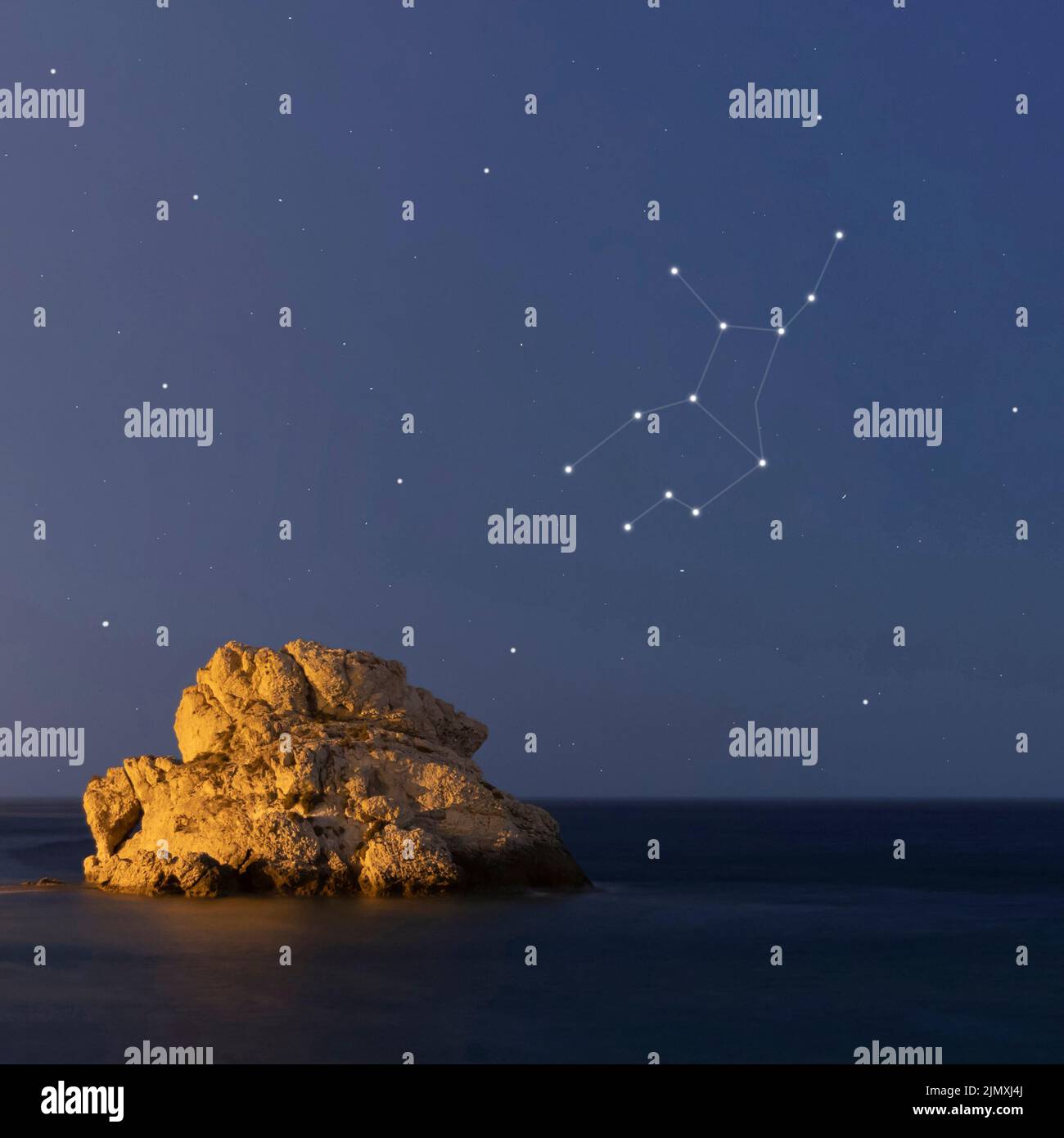 Virgo constellation hi-res stock photography and images - Alamy