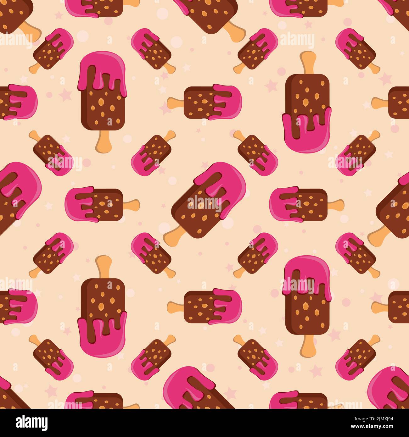 Great ice cream pattern background Stock Vector Image & Art - Alamy